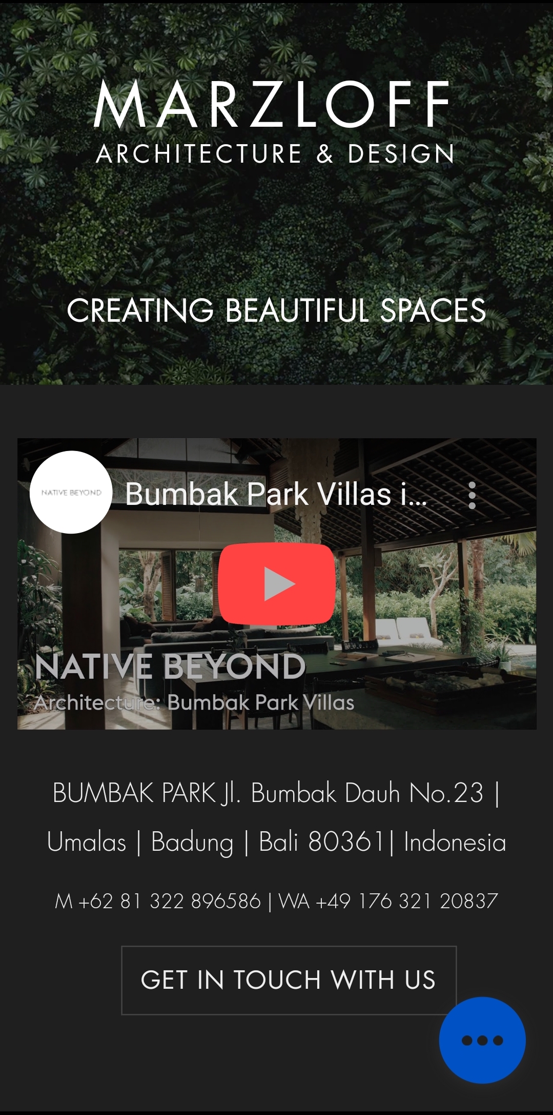 Marzloff Architecture & Design | SATUVISION Portfolio